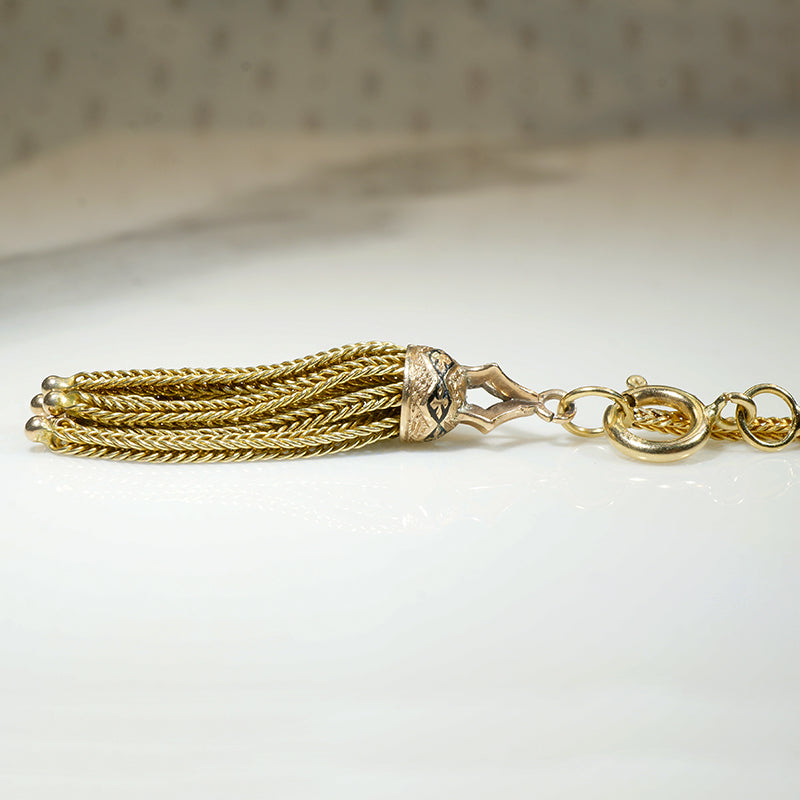 Fancy Tassel & Foxtail Chain Necklace by Ancient Influences – GSL